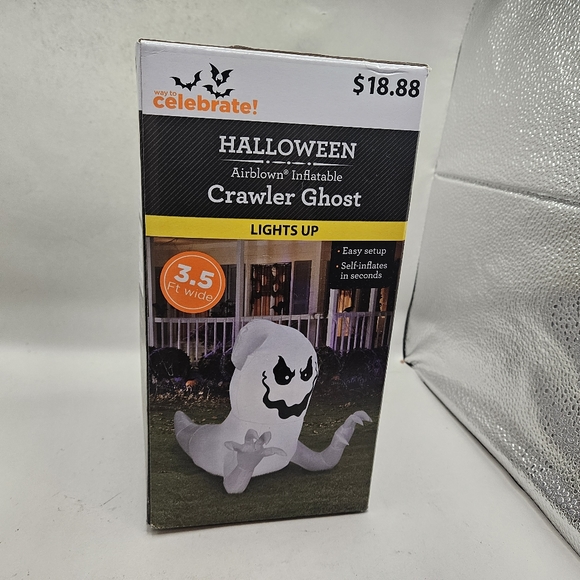 Source Unknown | Holiday | Halloween Airblown Inflatable 35ft Ghost ...